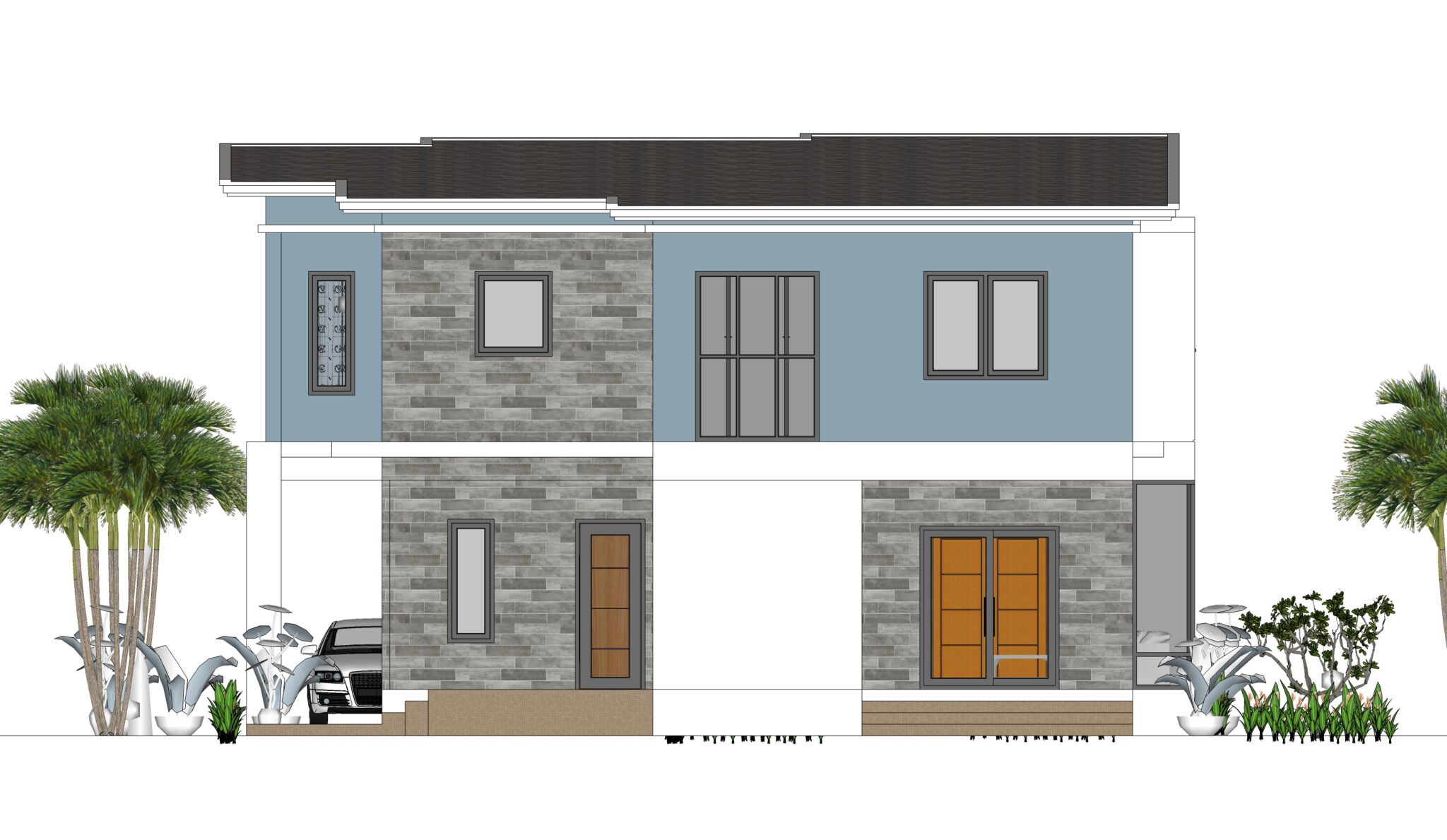 Home Plans 11x8 Meter 36x26 Feet 3 Beds - Pro Home DecorS