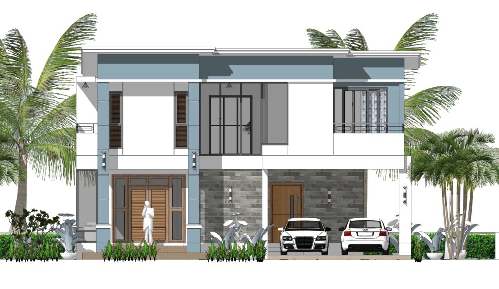 Home Plans 11x8 Meter 36x26 Feet 3 Beds - Pro Home DecorS