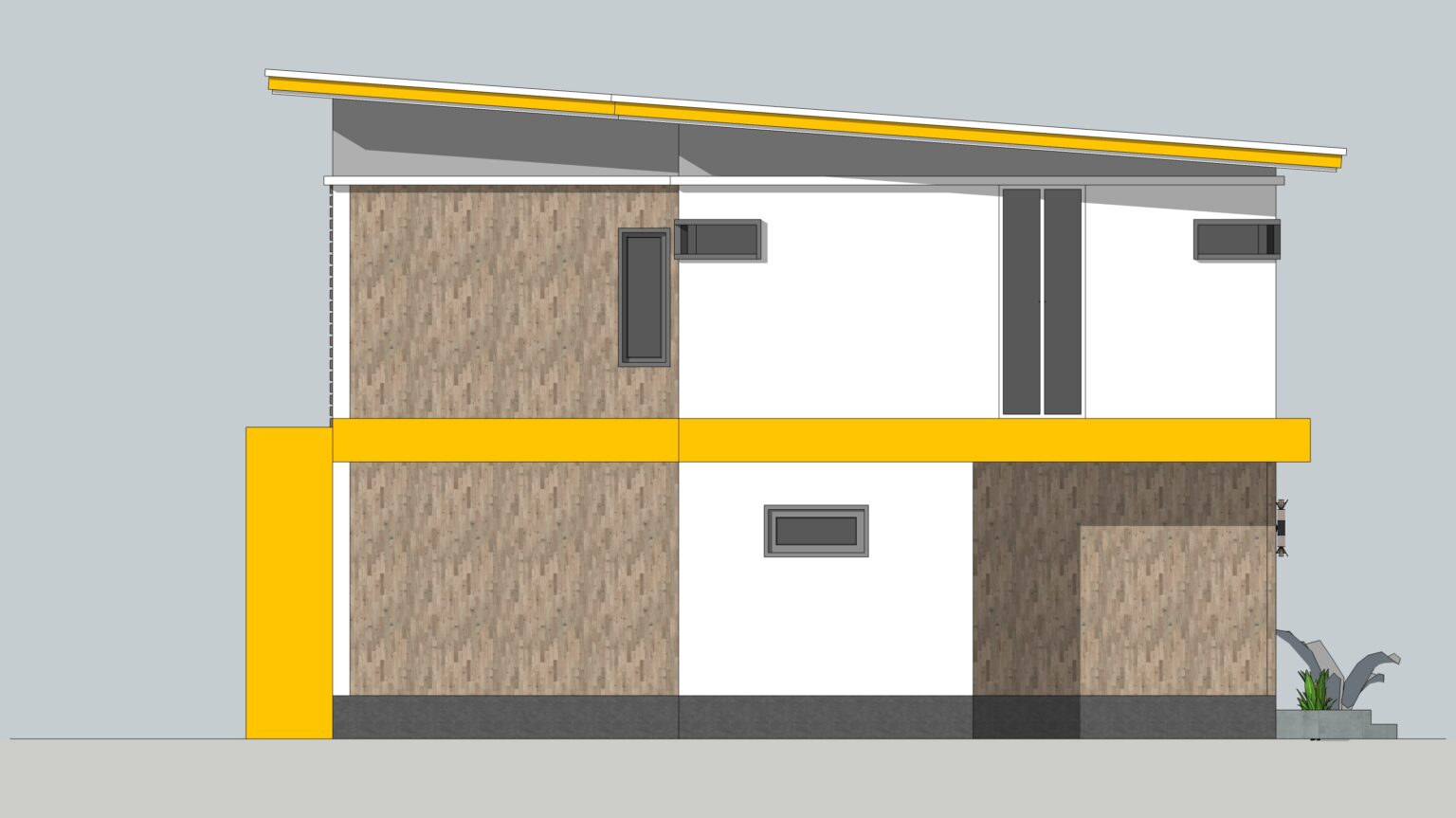 House Design 12.4x11 Meter 41x35 Feet 4 Beds - Pro Home DecorS