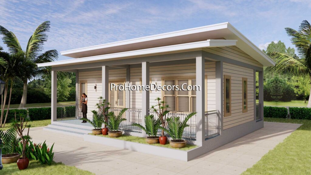 Luxury House Plans 12x8 Meters 40x26 Feet 3 Beds - Pro Home DecorS